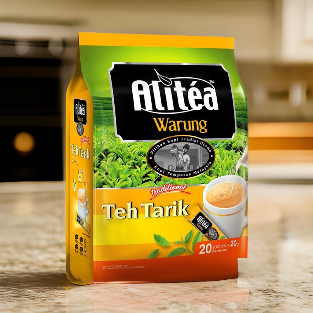 Jual Alitea Warung 3 in 1 Teh Tarik (20g X 20 Sachets) | Shopee Indonesia
