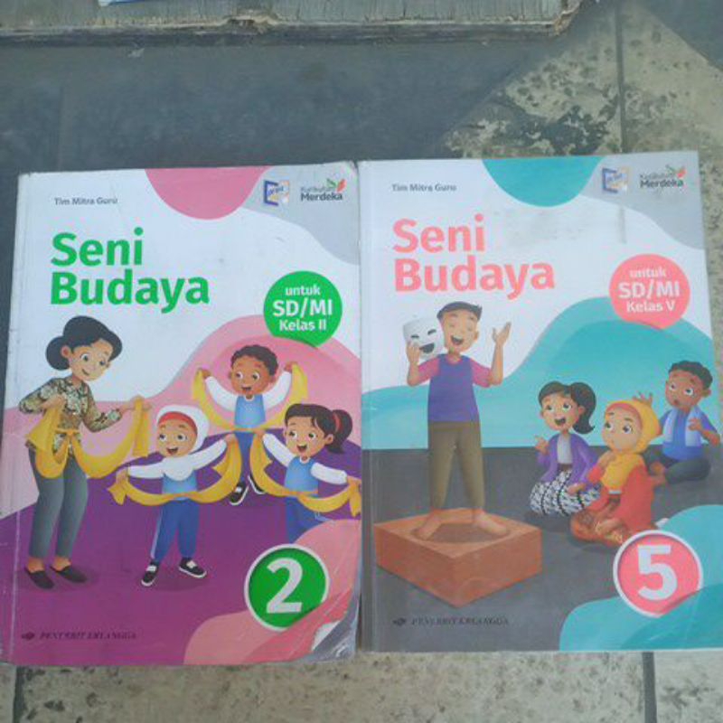Jual buku seni budaya kelas 1,2,4 & 5 penerbit erlangga kurikulum merdeka original | Shopee ...