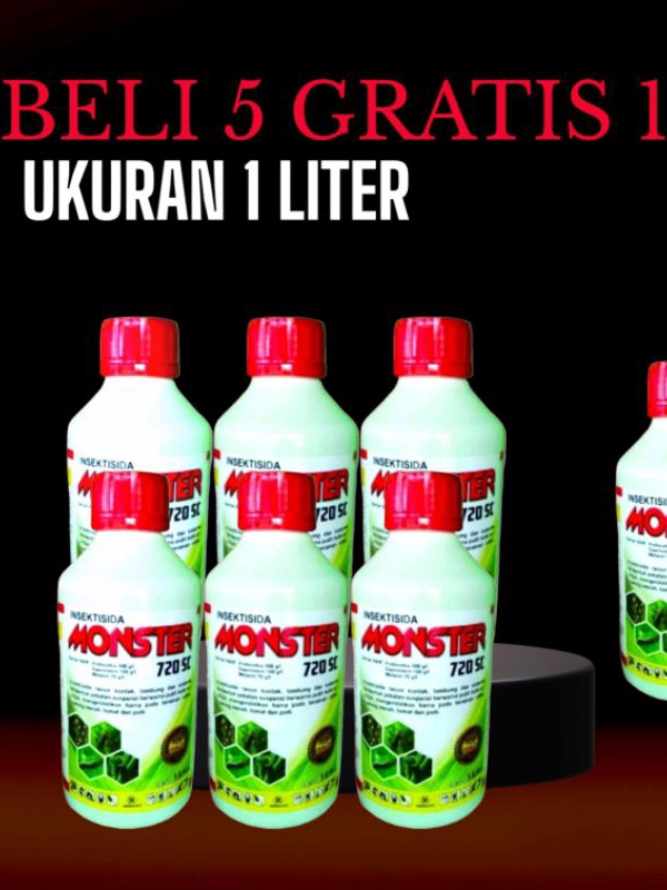 Jual INSEKTISIDA,MONSTER 720 SC.1LITER (5+1),SIPERMETRIN METOMIL UNTUK ...