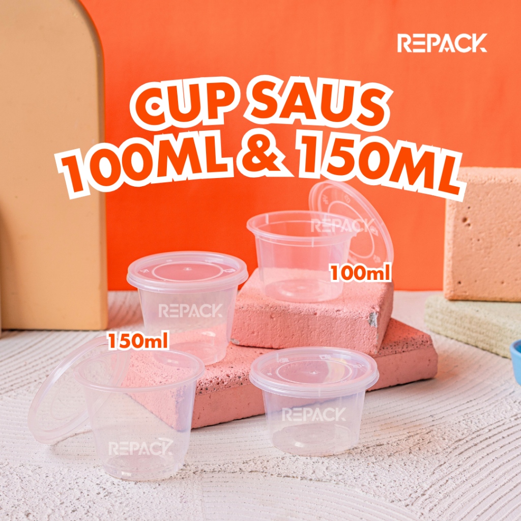 Jual CUP PUDING 100ML dan 150ML / Tempat Pudding Jelly / Saus / Selai ...