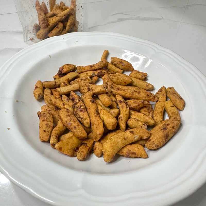 Jual Basreng Stick Pedas Daun Jeruk / Stick Pedas / Basreng Bulat Pedas ...