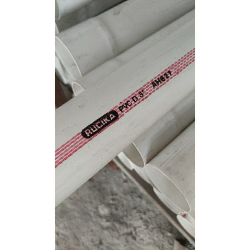 Jual Pipa Air PVC Rucika D 3 inch Panjang 4 M | Shopee Indonesia