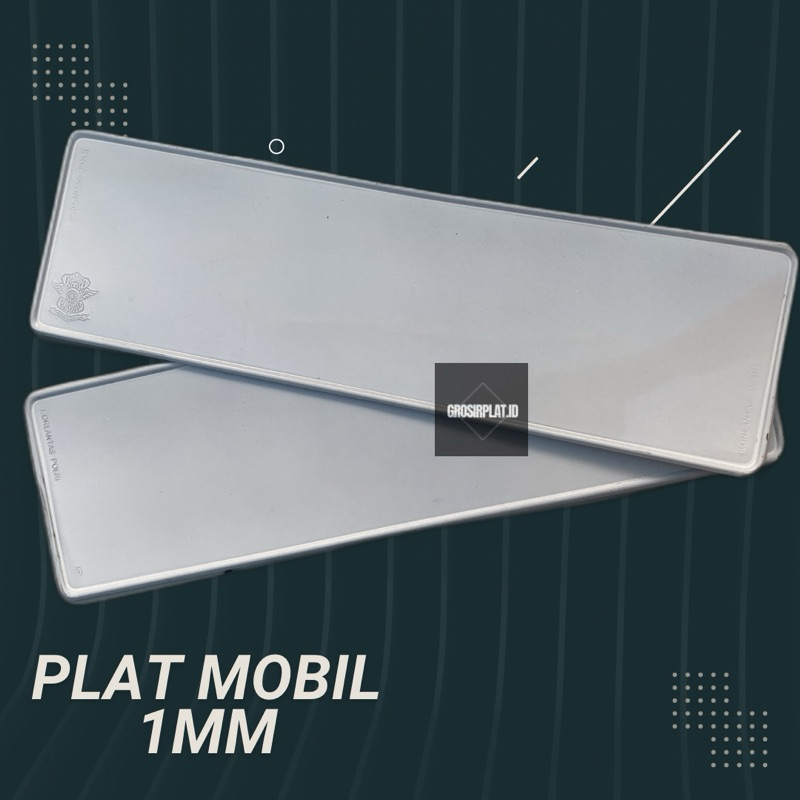 Jual Bahan Plat Mobil 1mm Paket 10 Pasang | Shopee Indonesia