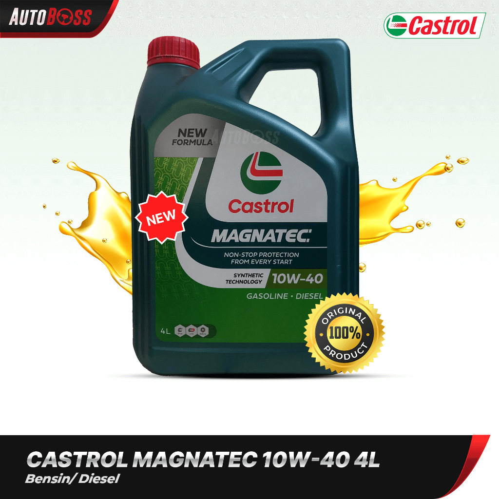 Jual Castrol Magnatec - 10W-40 10W40 Oli Mesin Mobil Bensin Gasoline ...
