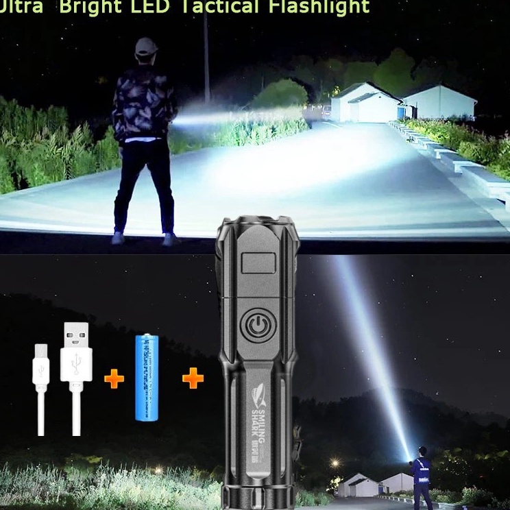 Jual Harga Update Senter Swat Led 36w Senter Led Police Chargeable ...