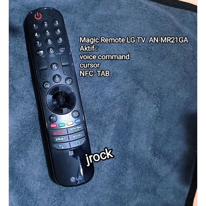 Jual Magic remote Smart tv LG MR21GA with NFC voice cursor | Shopee ...