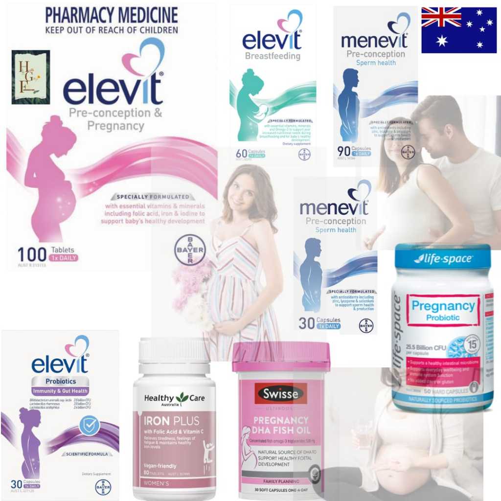 Jual ELEVIT Preconception and pregnancy with iodine ,MENEVIT ...