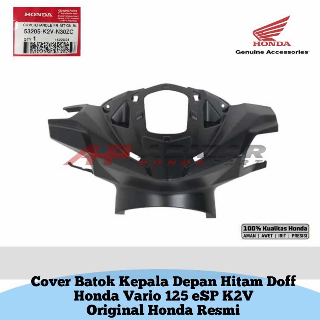 Jual 53205-K2V-N30ZC Cover Batok Kepala Depan Hitam Doff Honda Vario ...