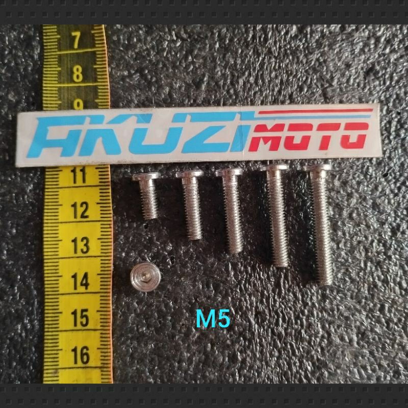 Jual Model Baut Probolt Slim M5 Drat 8 Stainless Anti Karat Handmade ...