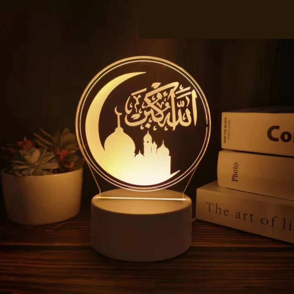 Jual Lampu Hias 3D Ramadhan Akrilik Masjid Islamic Ramadhan 3in1 ...