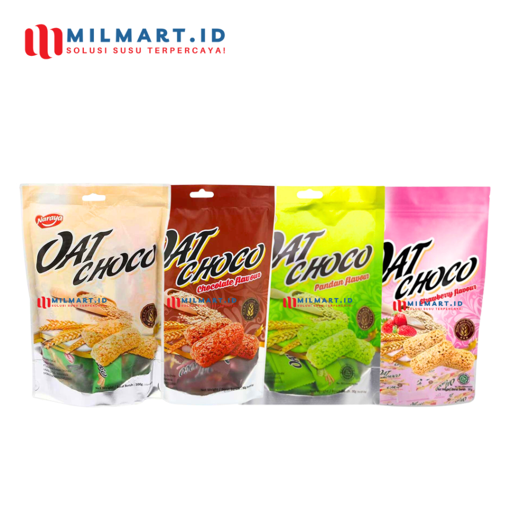 Jual BISKUIT NARAYA OAT CHOCO 90G OAT PANDAN/CHOCOLATE/ORIGINAL JAJANAN ...