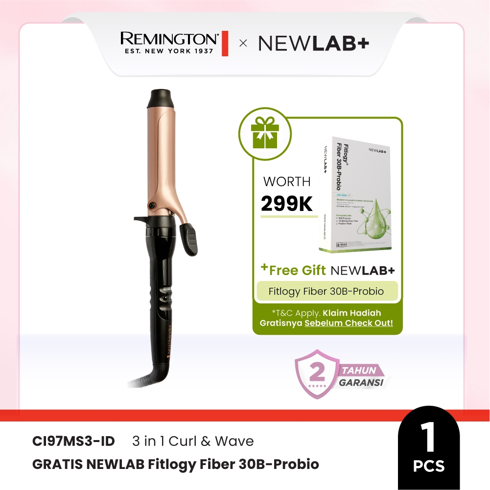 Jual Remington Pengeriting Rambut 3in1 Curl & Wave CI97MS3 | Shopee ...