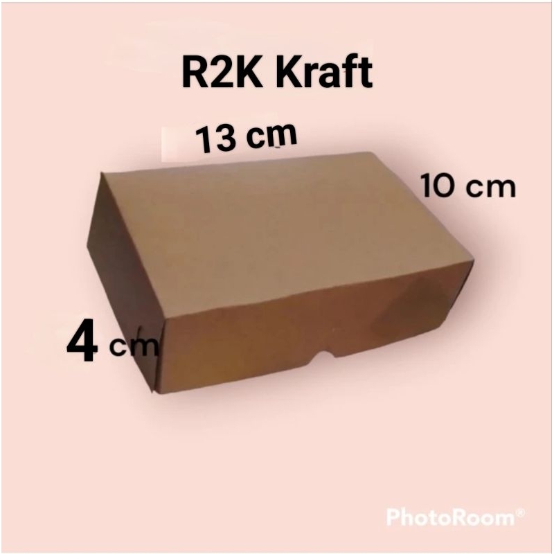 Jual ECERAN BOX R2K Kotak 13x10x4 Kardus Kemasan Snack Kue Packing ...