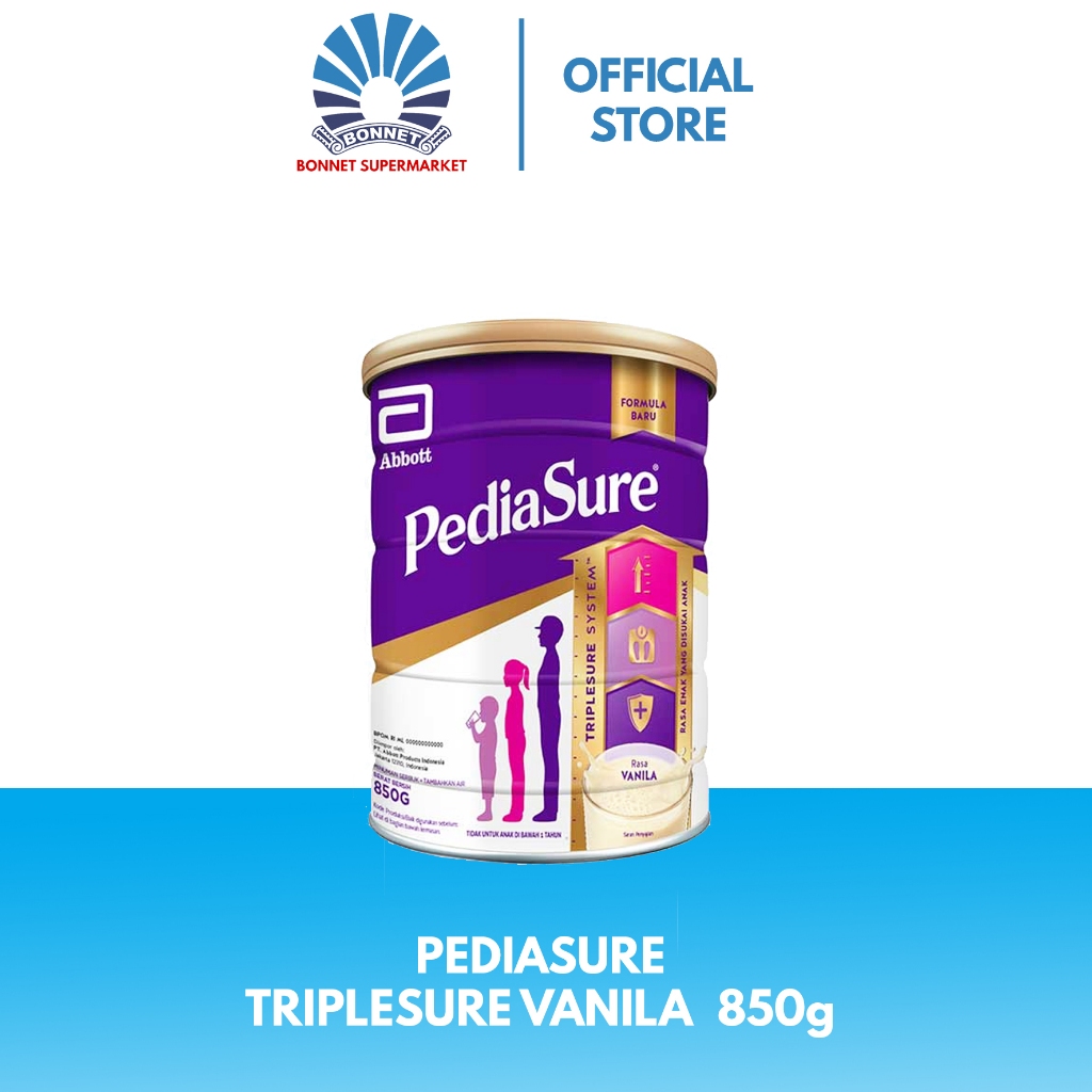 Jual Pediasure Triplesure Vanilla 850g 8886451002860 | Shopee Indonesia
