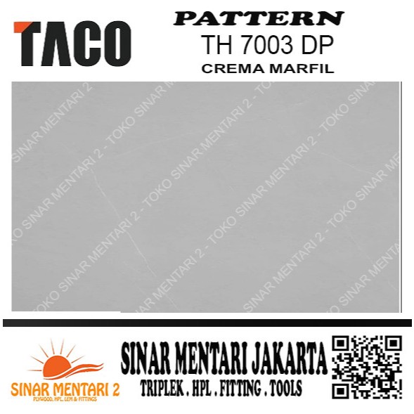 Jual TACO HPL PATTERN TH 7003 DP CREMA MARFIL | Shopee Indonesia