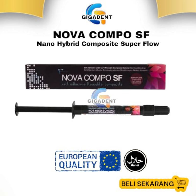 Jual COMPOSITE FLOW NOVA COMPO FLOWABLE SF ( IMICRYL ) | Shopee Indonesia