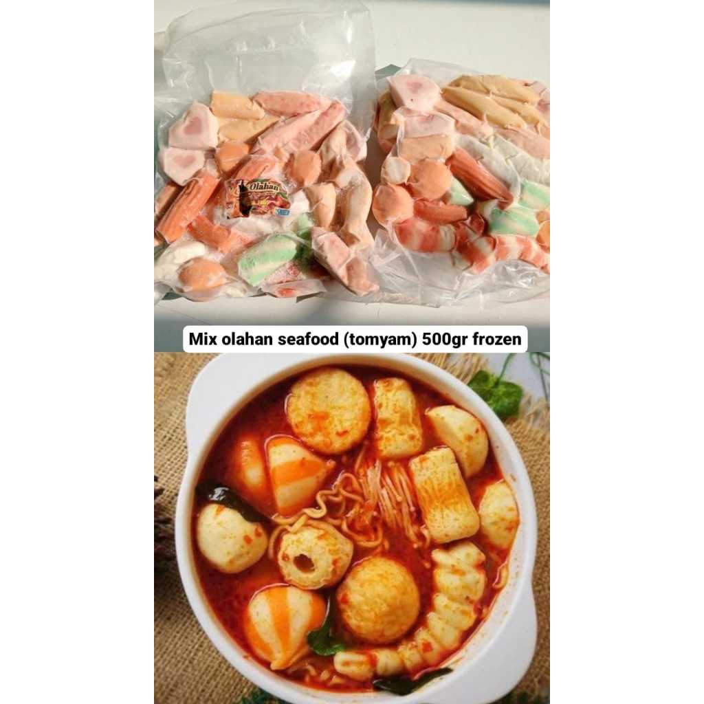Jual Mix Seafood / Bakso ikan mix 500gr frozen | Shopee Indonesia