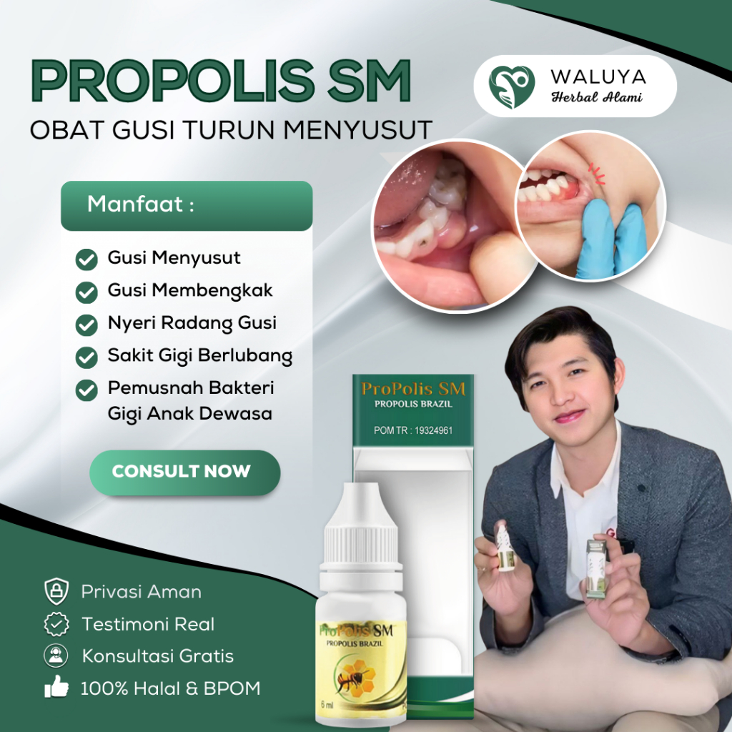 Jual Obat Resesi Gusi, Gusi Turun, Sakit gigi Berlubang, Pemusnah ...