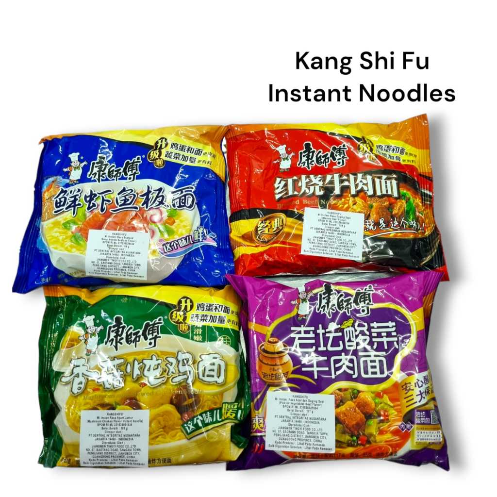 Jual Kang Shi Fu Instant Noodle Soup Mie Instan 100 gr | Shopee Indonesia