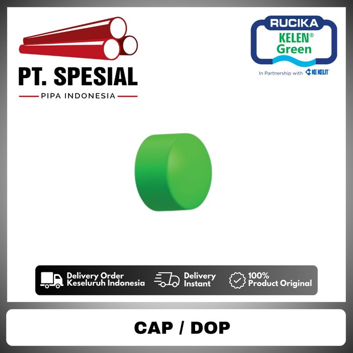 Jual Dop PPR Rucika DN90 - 3" / End Cap PPR Rucika DN90 - 3" Rucika ...