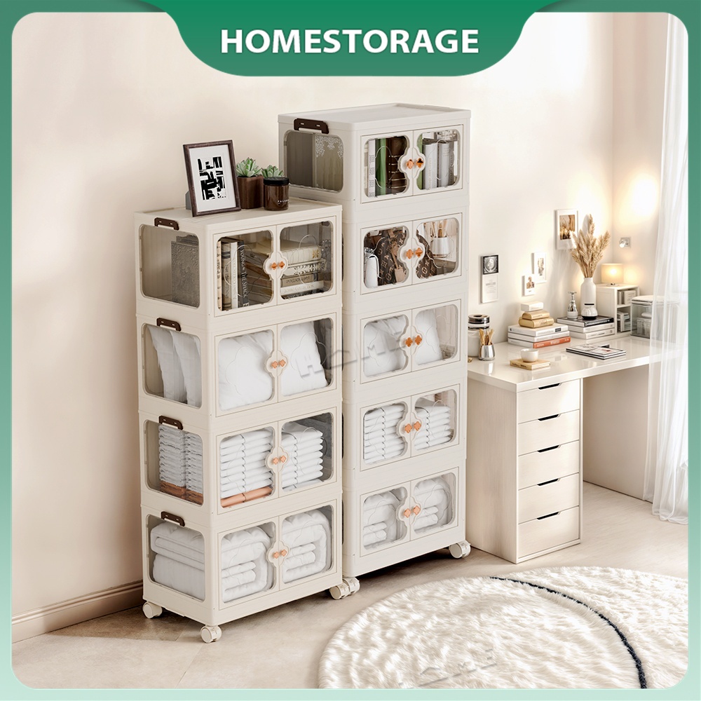 Jual Homestorage 4-Layer Storage Box Dapat Dilipat Ekstra Besar ...