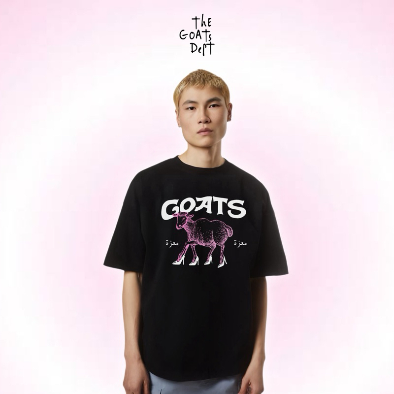 Jual The Goats Dept - Peggy Goats Heels Black White Tshirt Original ...