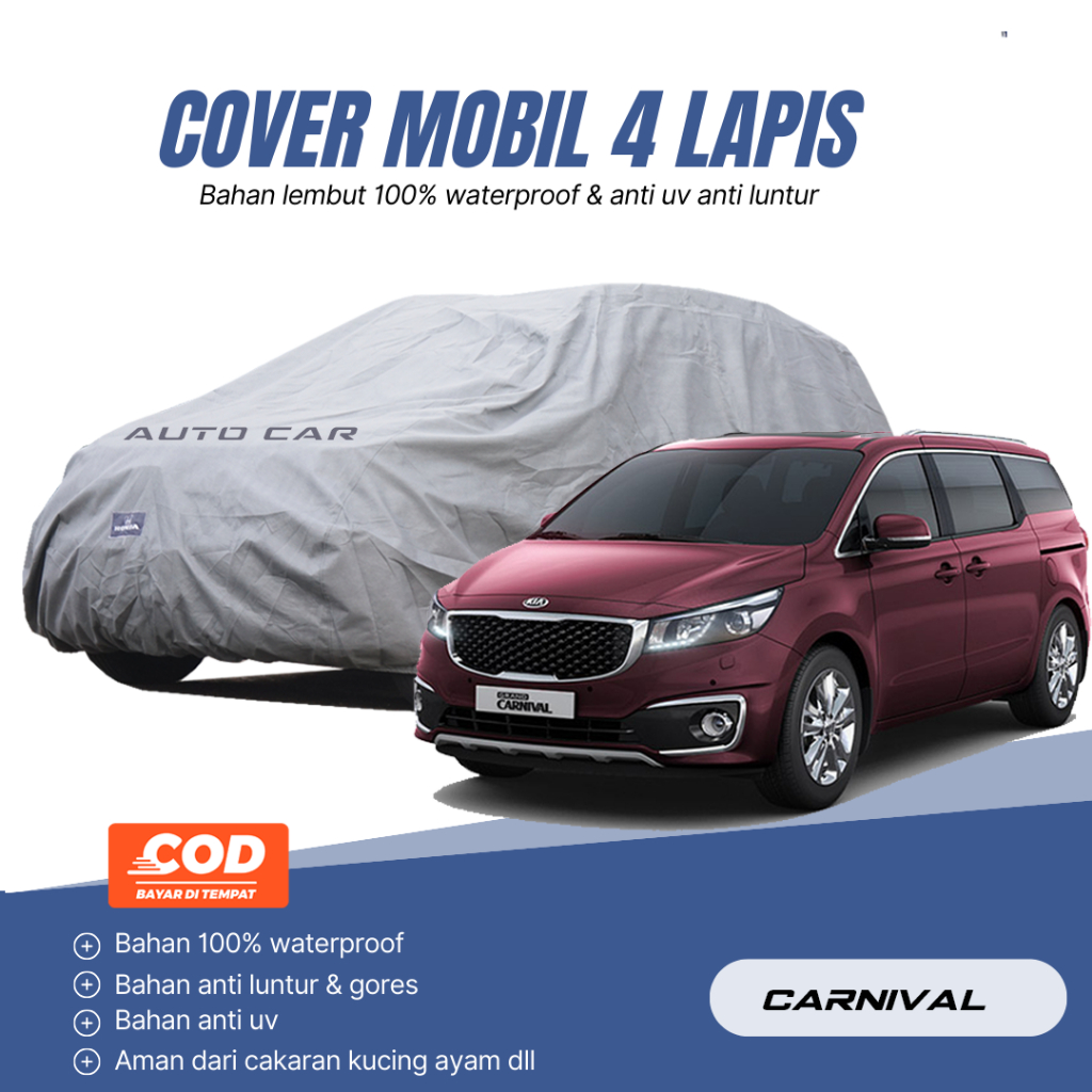 Jual 4 LAYER EXTRA OUTDOOR PREMIUM Body Cover Mobil CARNIVAL Sarung ...
