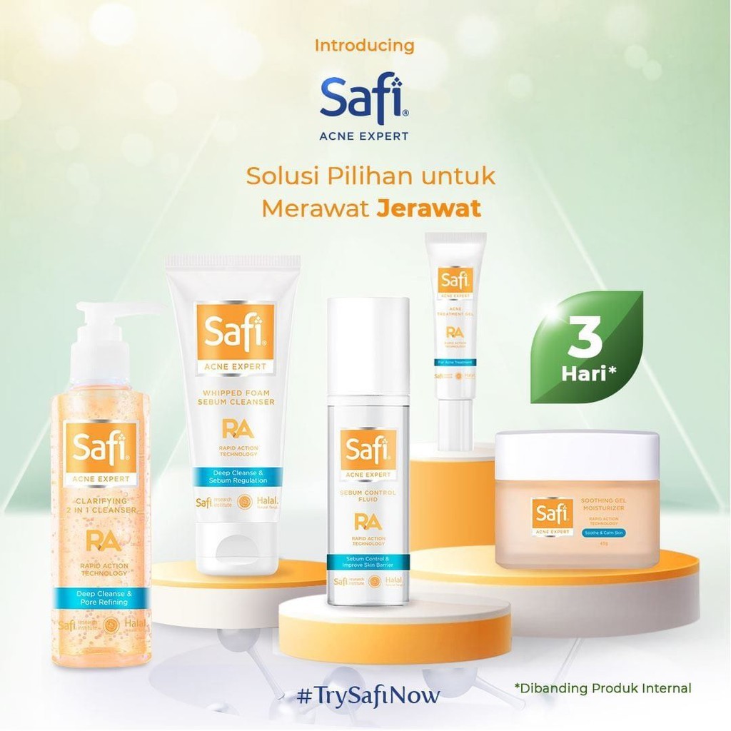 Jual Safi Acne Expert Series Whipped Foam Serum Cleanser l Clarifying 2 ...