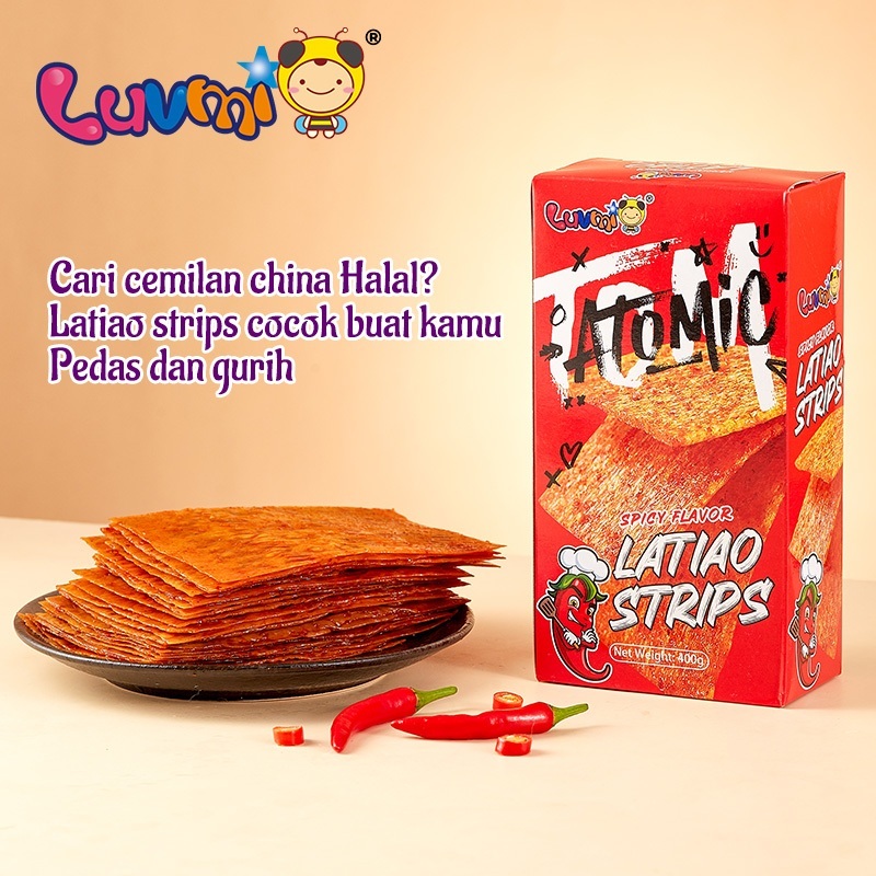 Jual LUVMI | LATIAO STRIPS | STICKY LATIAO | 20gr X 20 Pcs 400gr PER ...