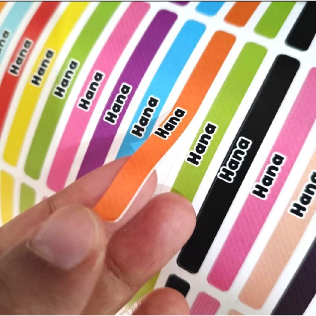 Jual Paket Stiker Nama Sticker Label Siswa | Shopee Indonesia