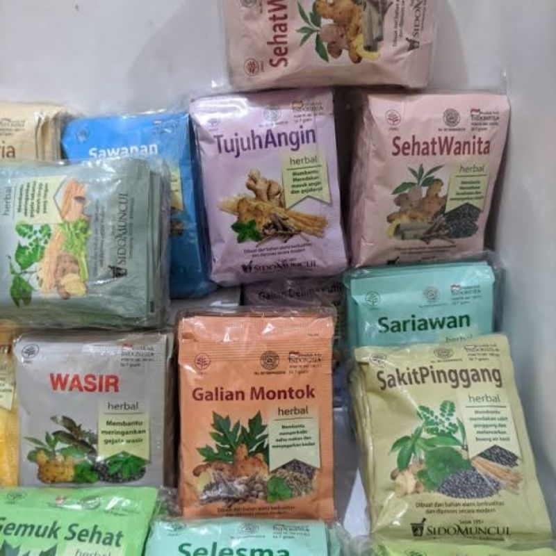 Jual Jamu sidomuncul herbal sachet | Shopee Indonesia