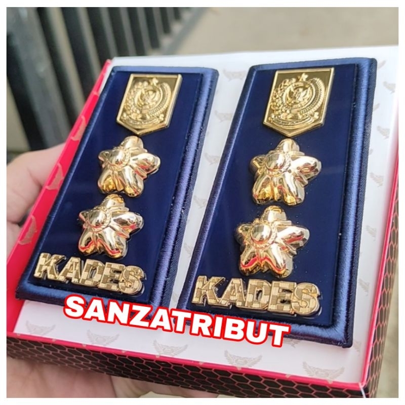 Jual Pangkat Lurah Kades Logo Kemendagri Navy Mika Glosy | Shopee Indonesia