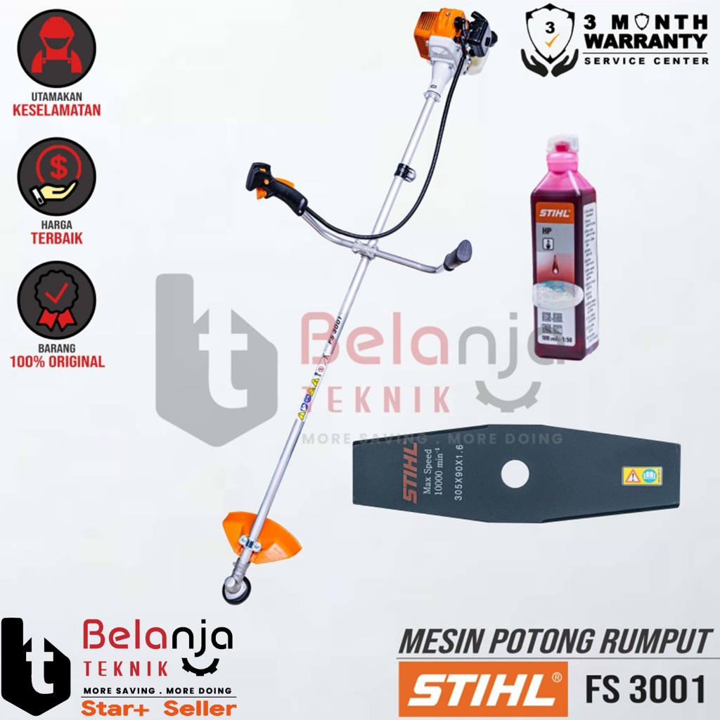 Jual Stihl Mesin Potong Rumput Bensin FS 3001 Brush Cutter 2 Tak FS3001 | Shopee Indonesia