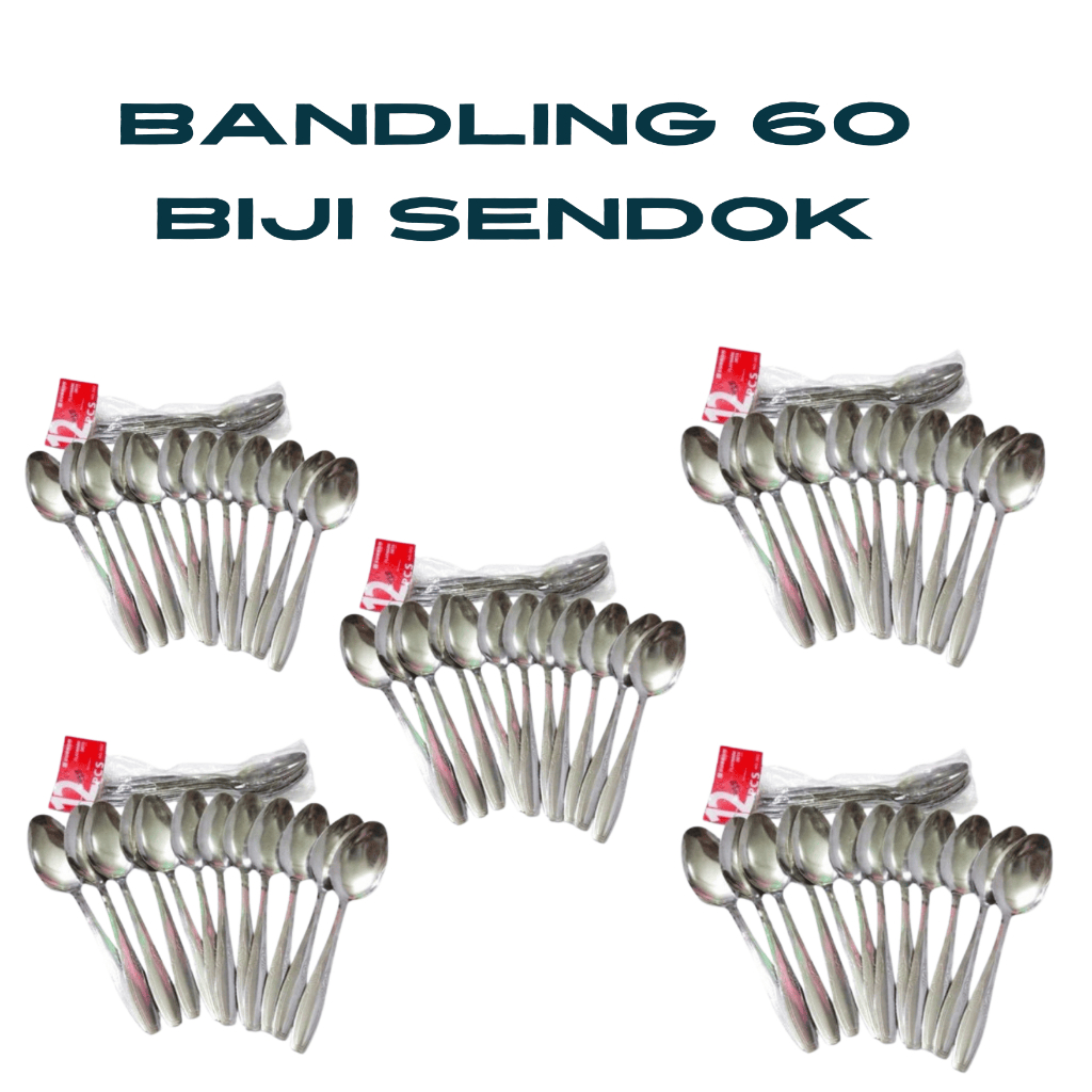 Jual Sendok Makan 5 Lusin - Sendok 60 pcs Harga murah Terlaris | Shopee ...