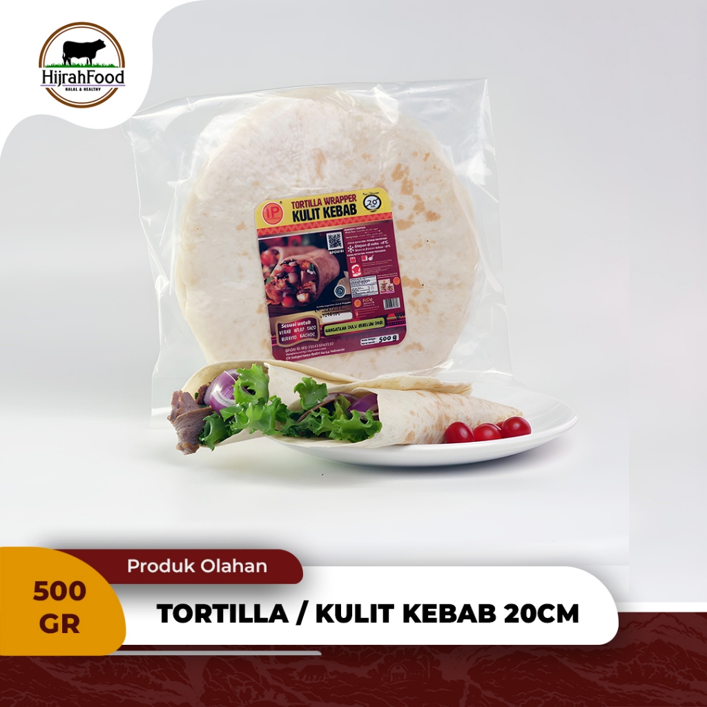 Jual IndoPertama Kulit Kebab Tortilla Wrapper 500 gram Taco Burrito ...