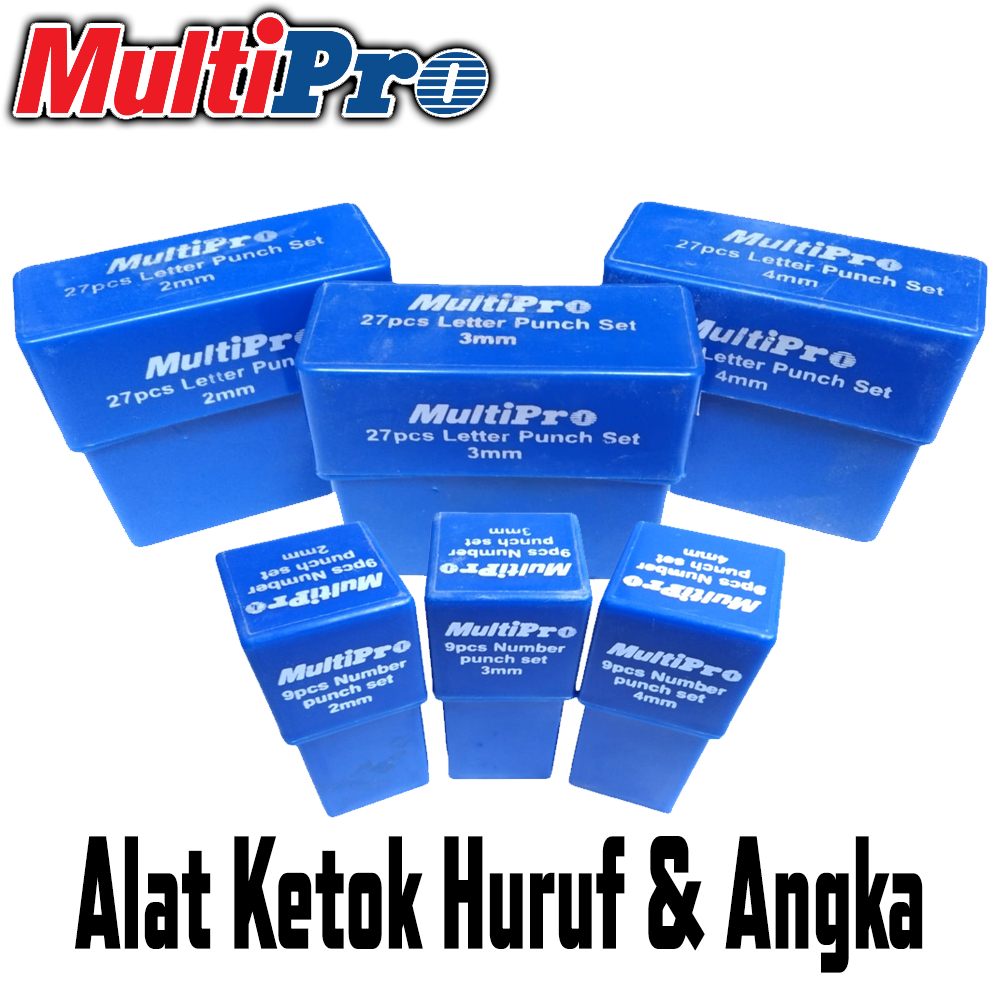 Jual Ketrok Huruf & Angka MultiPro/Letter Punch & Number Punch MultiPro ...
