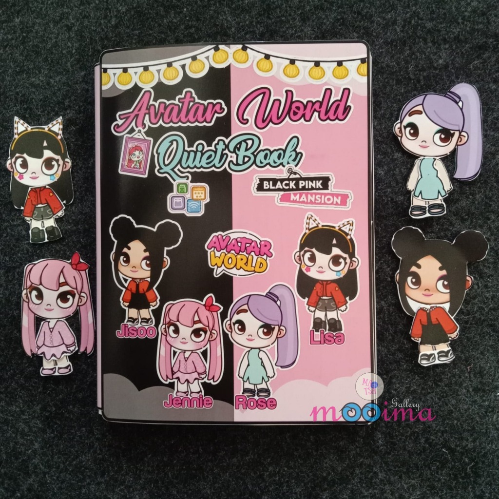 Jual Mainan Edukasi Anak Viral Quiet Book Avatar World Series Black ...