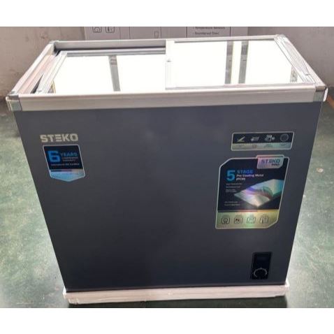 Jual CHEST FREEZER BOX SLIDING KACA STEKO SG 210RS 200 LITER 120 WATT ...