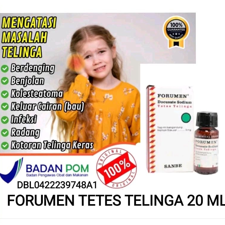 Jual Forumen Ear Drop 10 ml Tetes Telinga membersihkan kotoran telinga ...