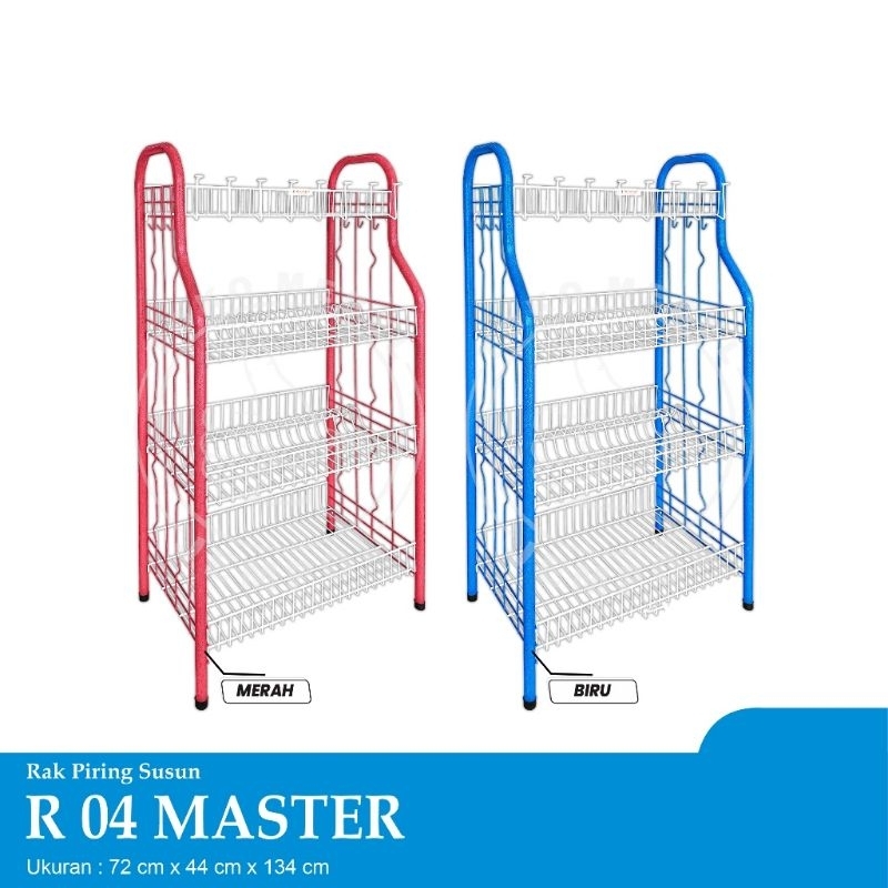 Jual Rak piring susun 4 merk MASTER original. | Shopee Indonesia