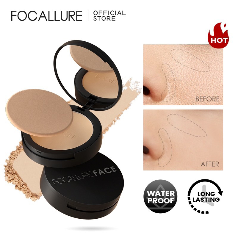 Jual FOCALLURE OIL control Pressed Powder Matte bedak padat | Shopee ...