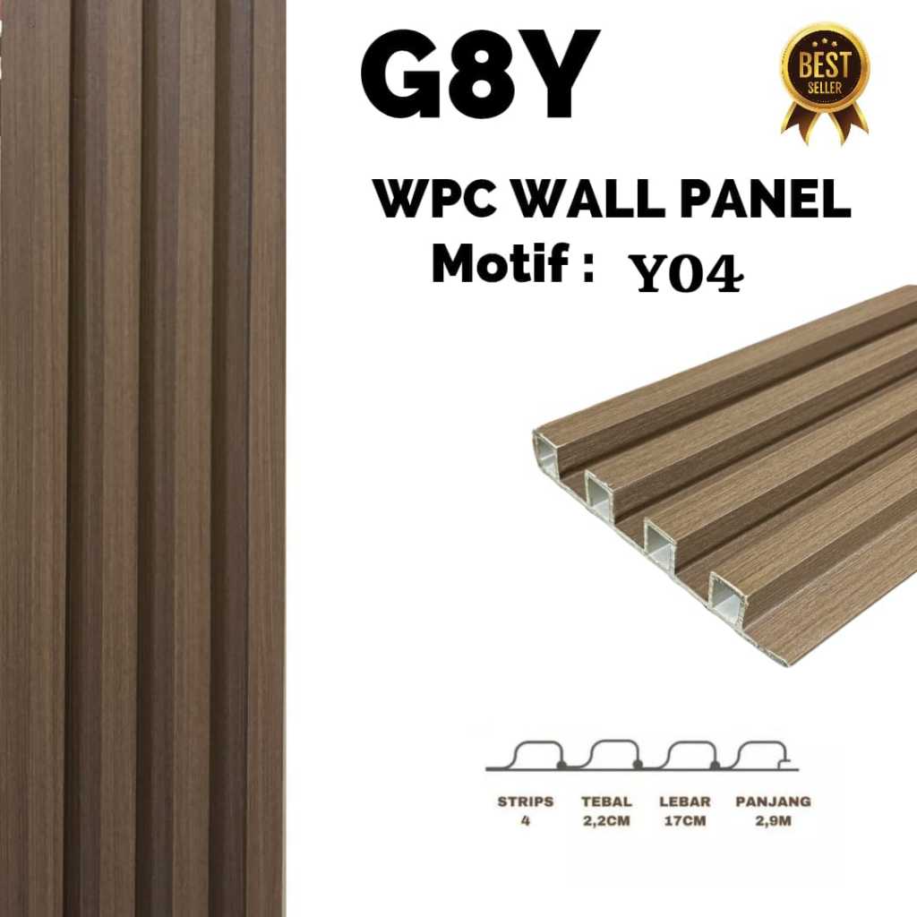 Jual Wpc panel (PREMIUM) 3 dan 1 meter/kisi-kisi/Wallpanel/Wpc murah ...