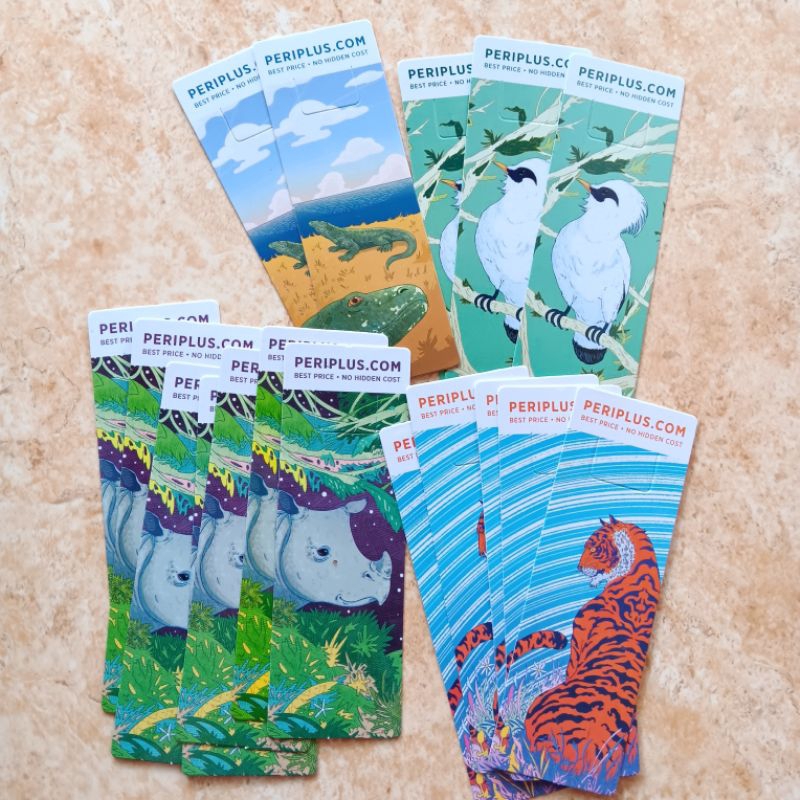 Jual Bookmark Periplus Original - Pembatas Buku Seri Fauna Indonesia ...