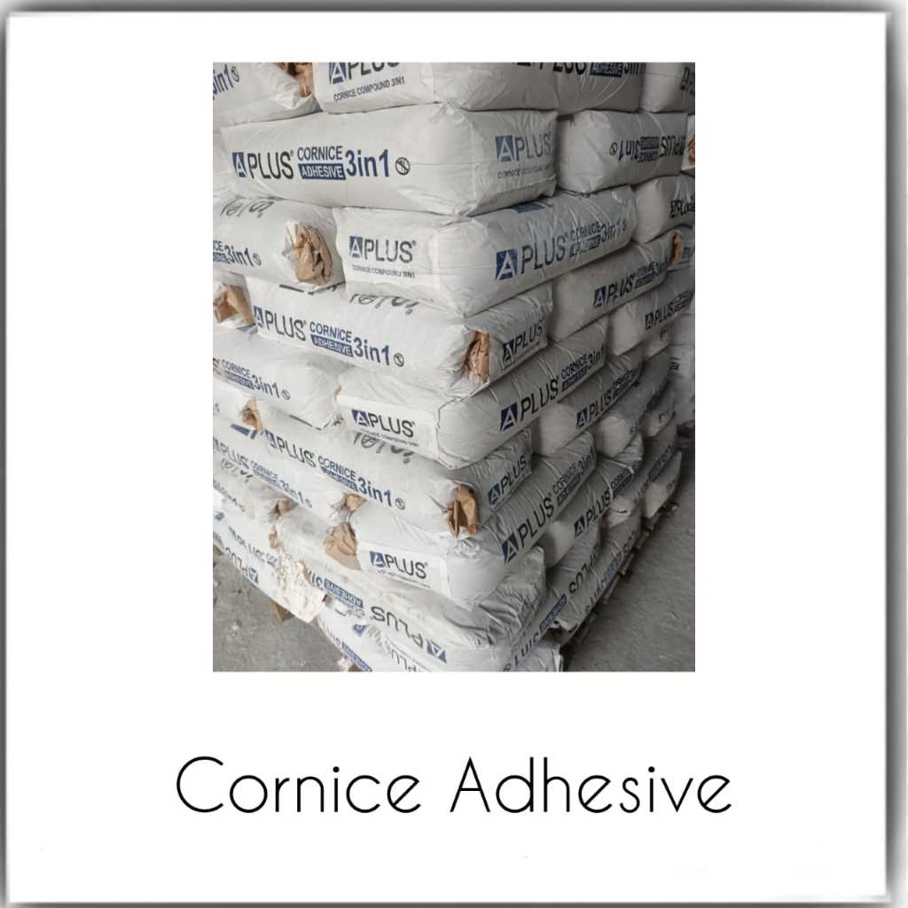 Jual Aplus Cornice ADHESIVE COMPOUND//kompon aplus 20kg | Shopee Indonesia