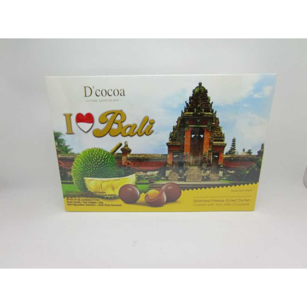 Jual COKLAT D'COCOA I LOVE BALI Oleh Oleh Khas Bali 60gr | Shopee Indonesia