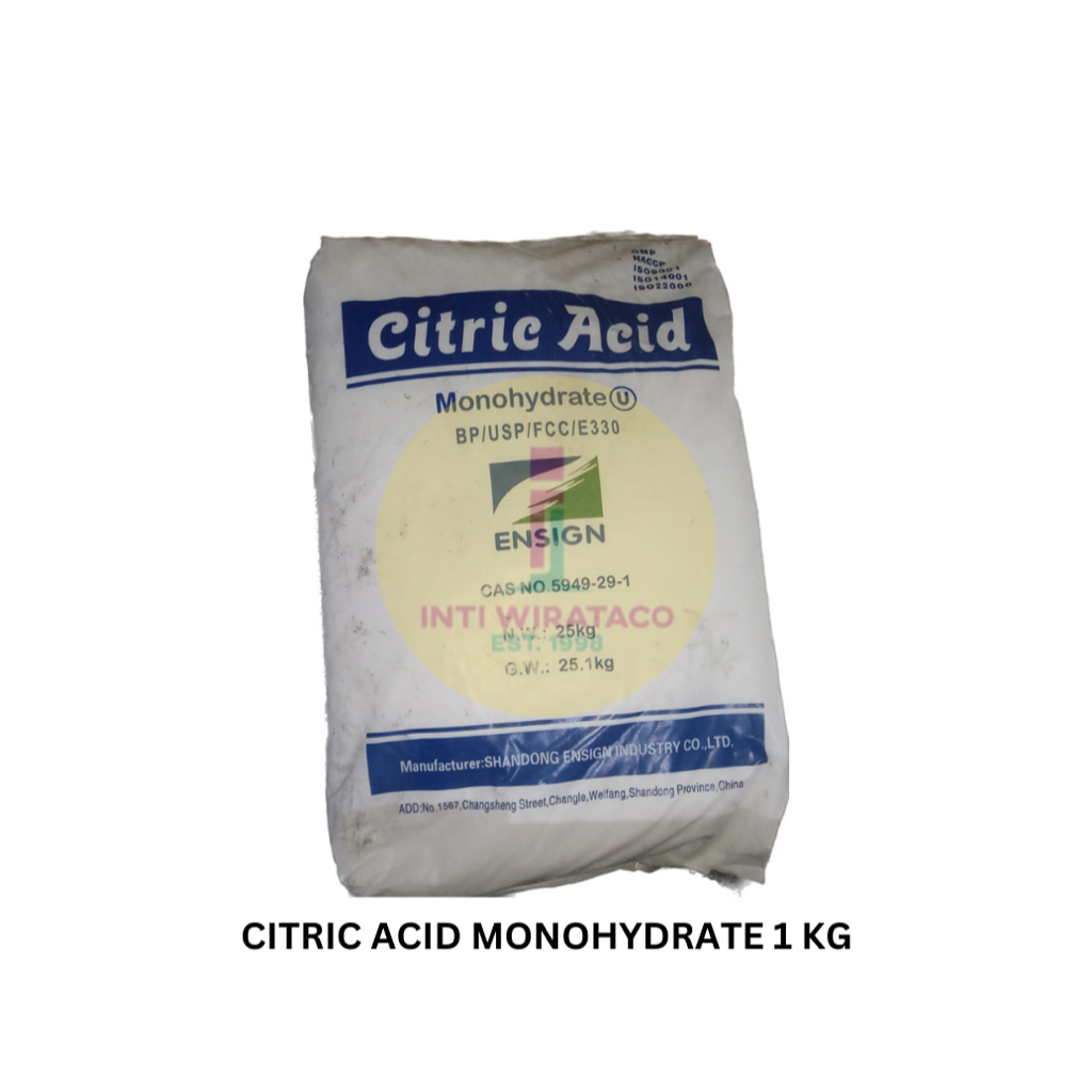 Jual CITRIC ACID MONOHYDRATE / CITRUM / ASAM SITRAT | Shopee Indonesia