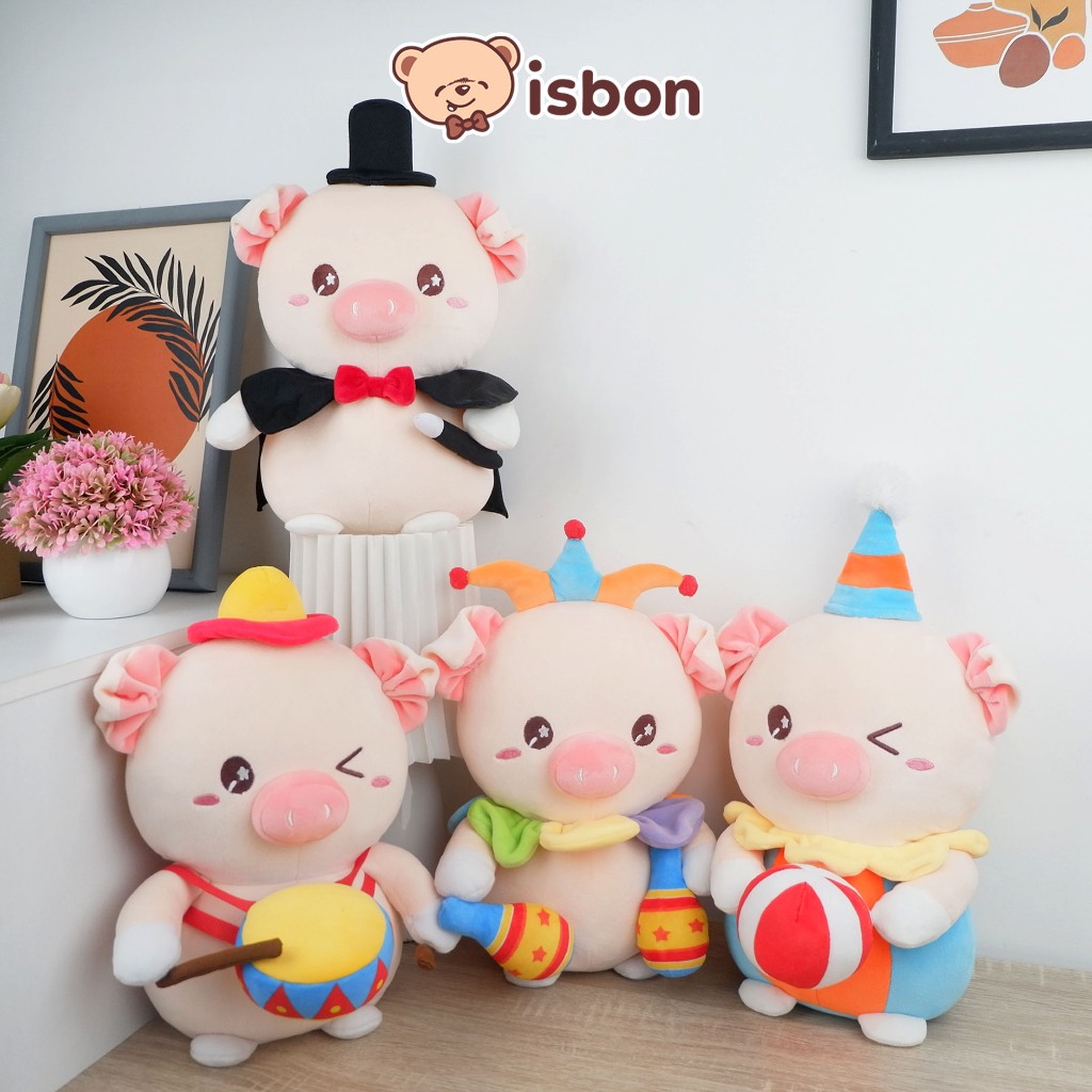Jual Istana Boneka Babi Badut Pig Circus Night Market Kostum Lucu ...