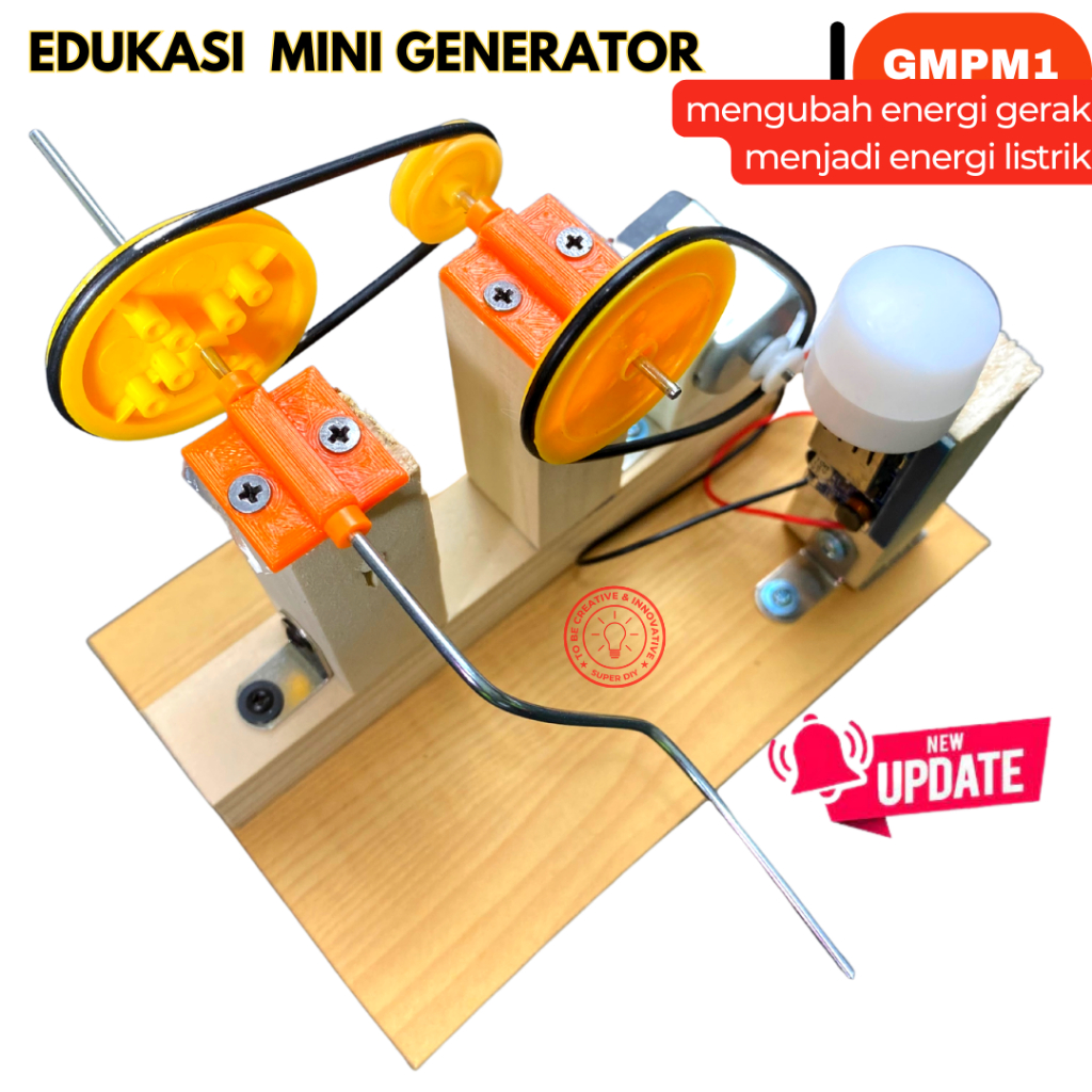 Jual MINI GENERATOR / PERAGA FISIKA / EDUKASI LISTRIK /ALAT PERAGA ...