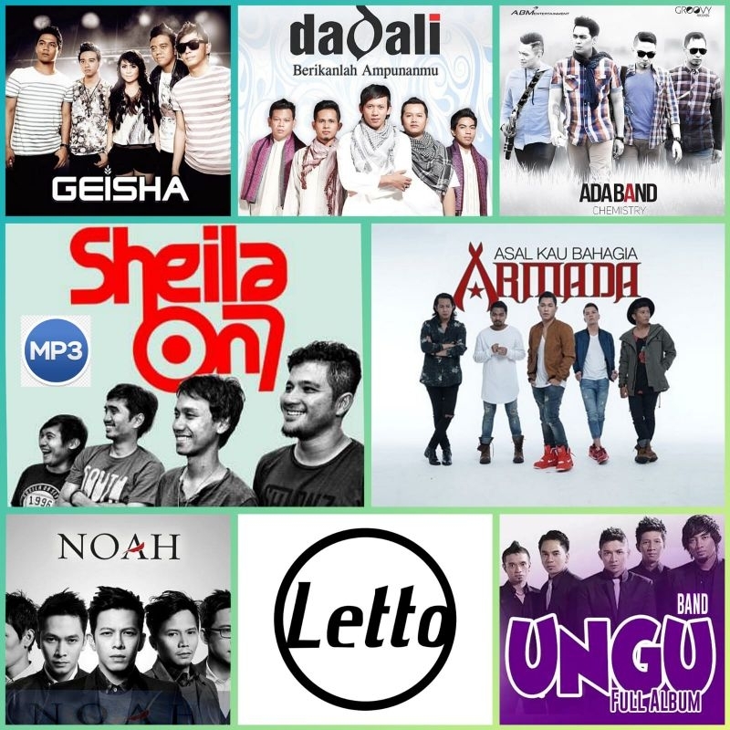 Jual KASET MP3 LAGU POP INDONESIA ERA 2000 AN - KASET MP3 POP BAND INDO ...