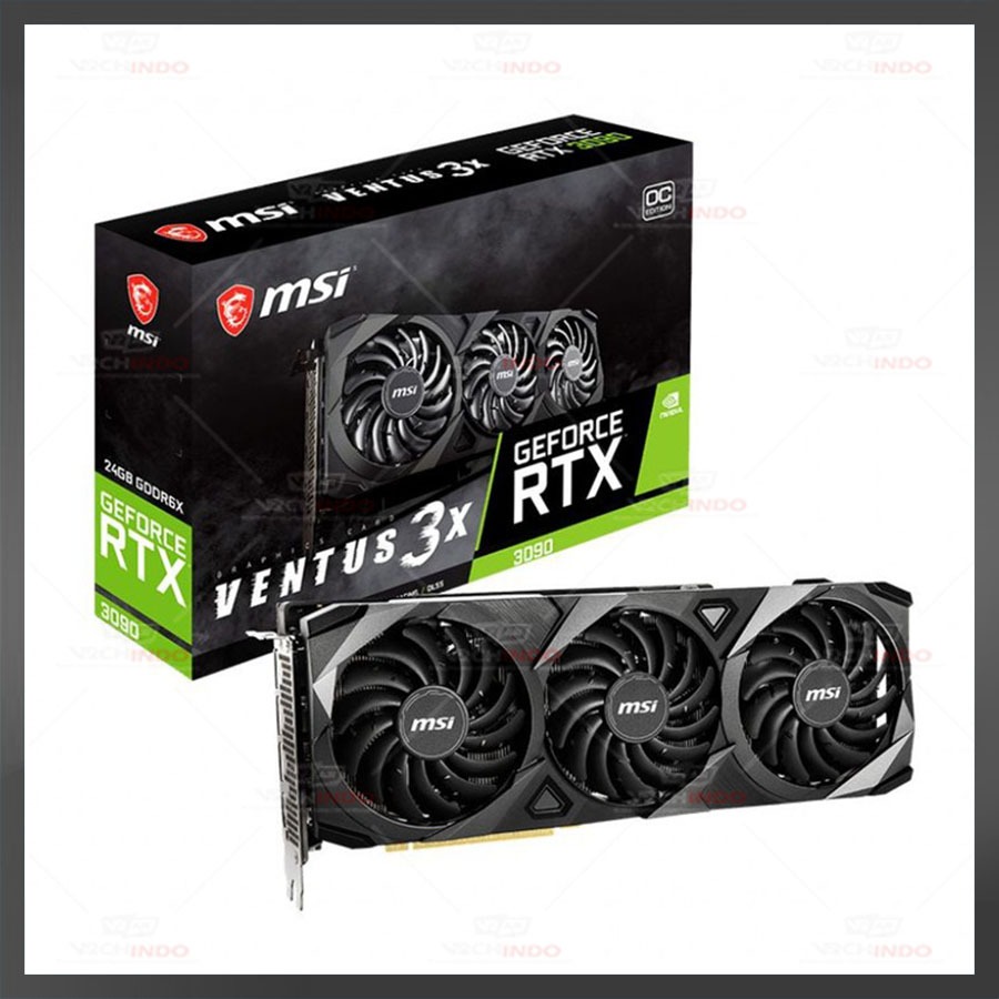 Jual Geforce VGA 24G Ventus OC 3X / VGA MSI RTX 3090 Ventus 3X 24G OC ...